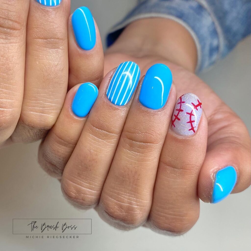 32 Fun Baseball Nail Art Ideas That Show Off Your Spirit - Archeworks