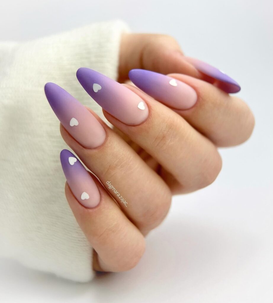 18 Stylish Purple French Tip Nail Ideas to Try - Archeworks
