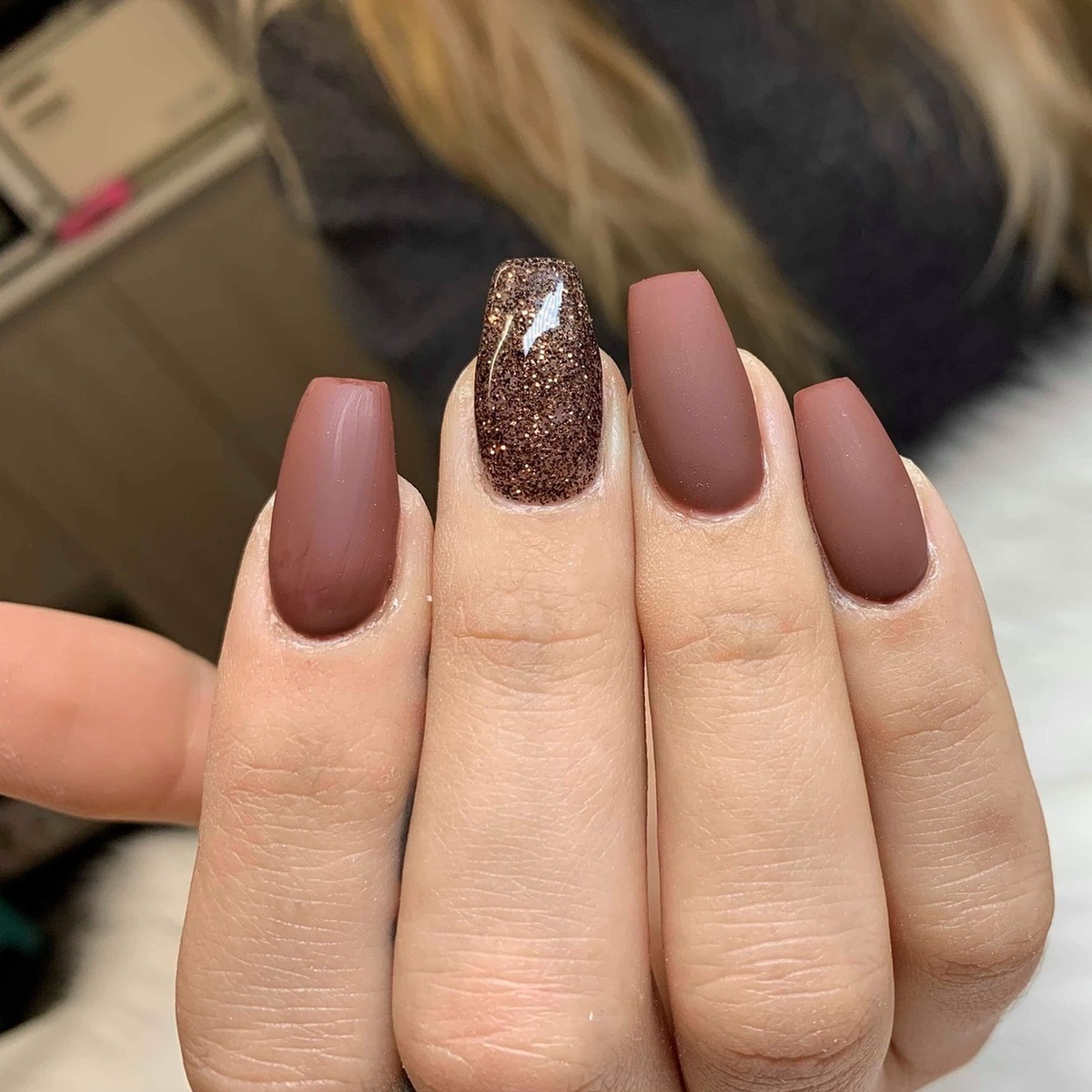 18 Trendy Matte Brown Nails to Do - Archeworks