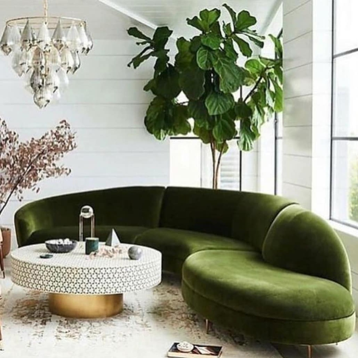 18 Gorgeous Green Couch Ideas for Interiors - Archeworks