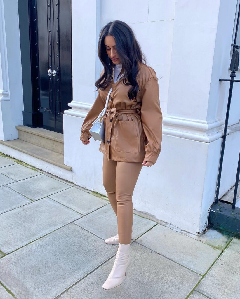 18 Classy Brown Leather Jacket Looks for Women - Archeworks