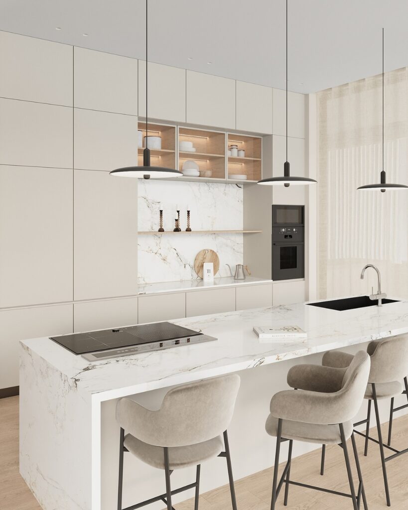 18 Chic Beige Kitchen Cabinet Ideas for a Soft Touch - Archeworks