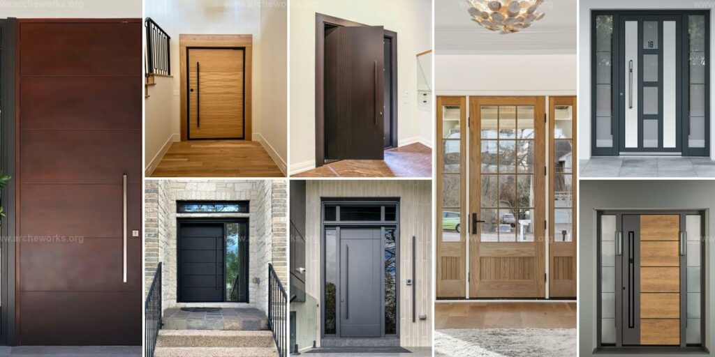 18 Creative Modern Front Door Designs to Transform Your Space - Archeworks