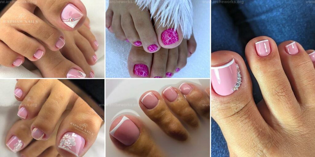 18 Gorgeous Pink Pedicure Ideas to Refresh Your Style - Archeworks
