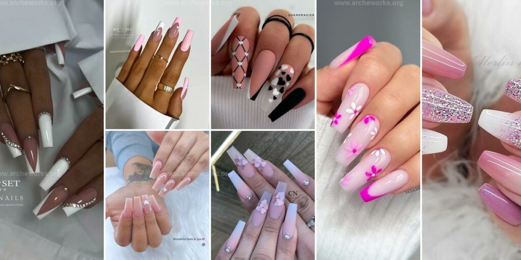 18 Perfect Medium Coffin Nails for a Glam Touch - Archeworks
