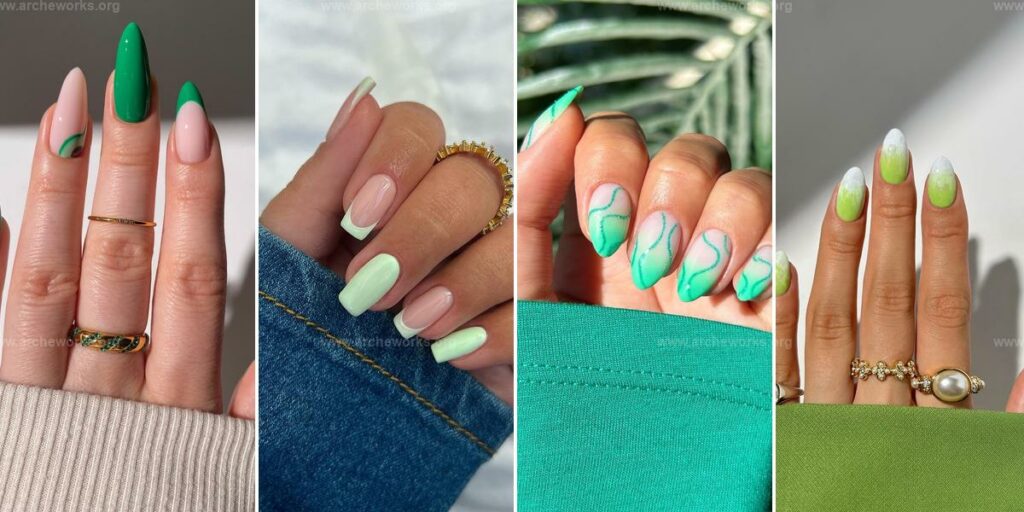 18 Vibrant Green Summer Nails That Feel Fresh - Archeworks